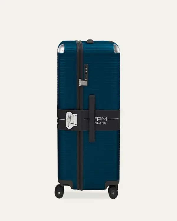 FPM MILANO Bank Zip Deluxe 55 Spinner Trolley - Navy Blue