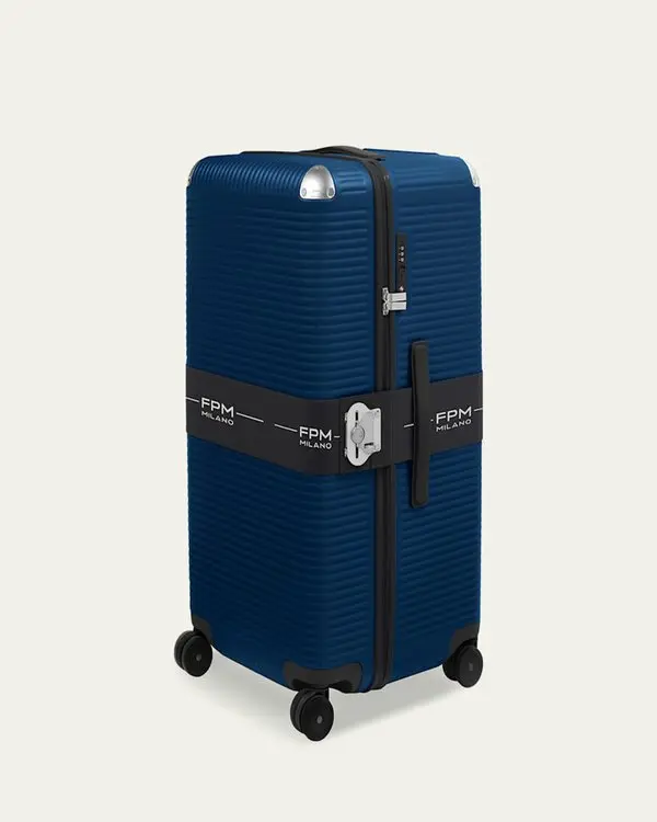 FPM MILANO Bank Zip Deluxe 55 Spinner Trolley - Navy Blue