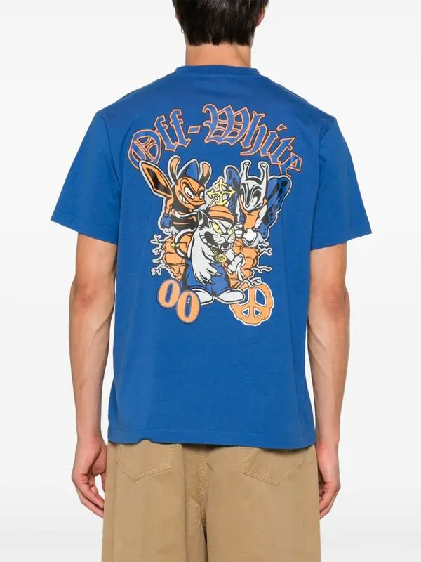 Off-White Gang Skate T-shirt - Blue