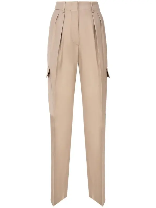 Sportmax Pleat-detail Cargo Trousers