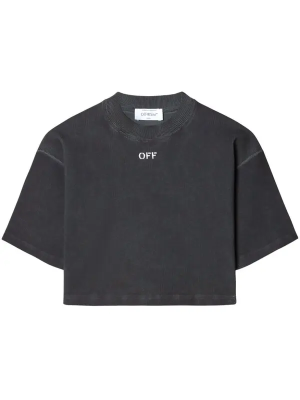 Off-White Logo-embroidered T-shirt