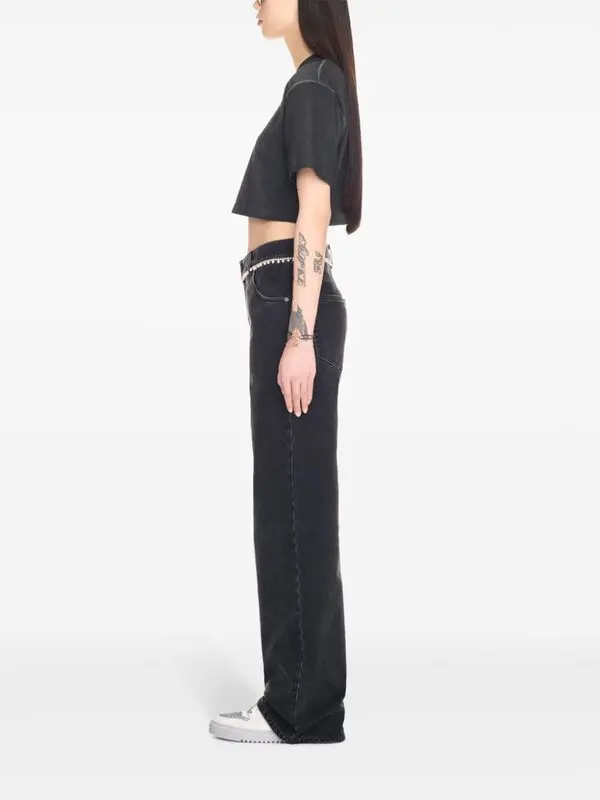 Off-White Logo-embroidered T-shirt