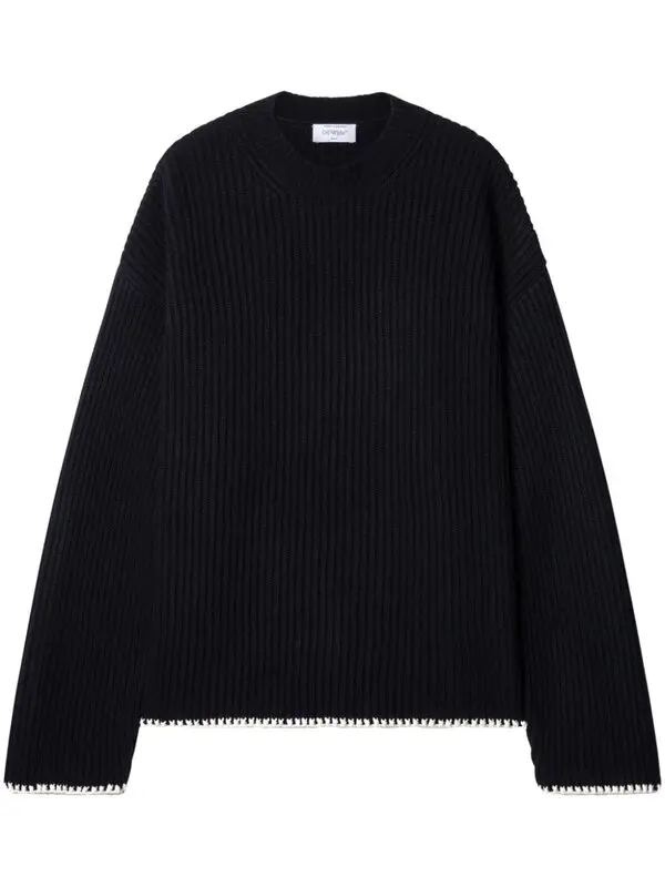 Off-White Contrasting-trim Jumper