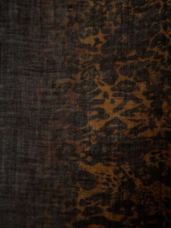 Zadig&Voltaire Leopard-print Scarf - Black