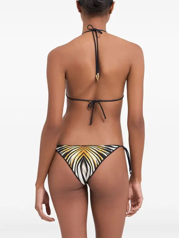 Roberto Cavalli Graphic Print Bikini Bottom