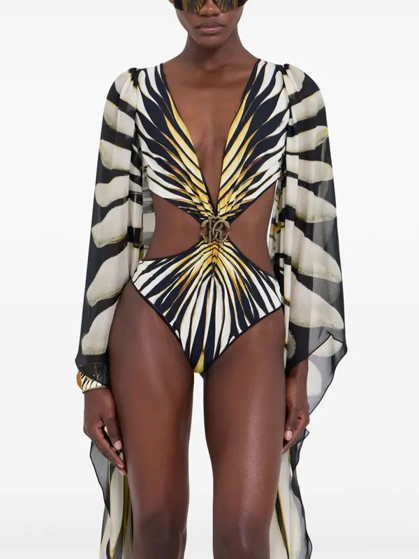 Roberto Cavalli Graphic Print One-piece Swimsuit