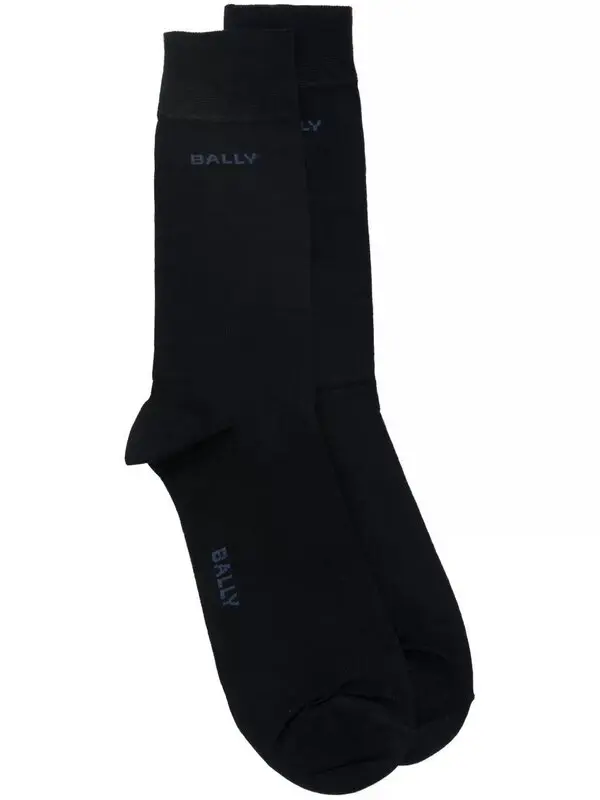 Bally Logo Socks - Black