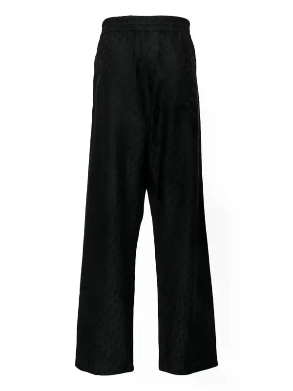 Off-White Cotton-silk Blend Trousers