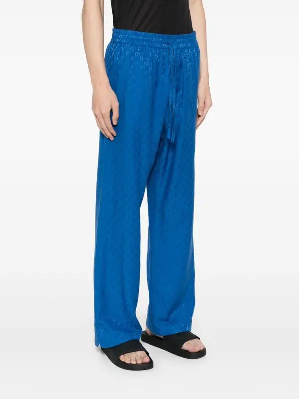 Off-White Jacquard Pyjama Trousers