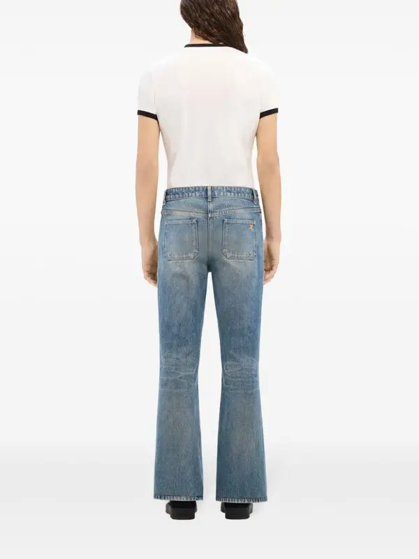 COURREGES Mid-rise Bootcut Jeans