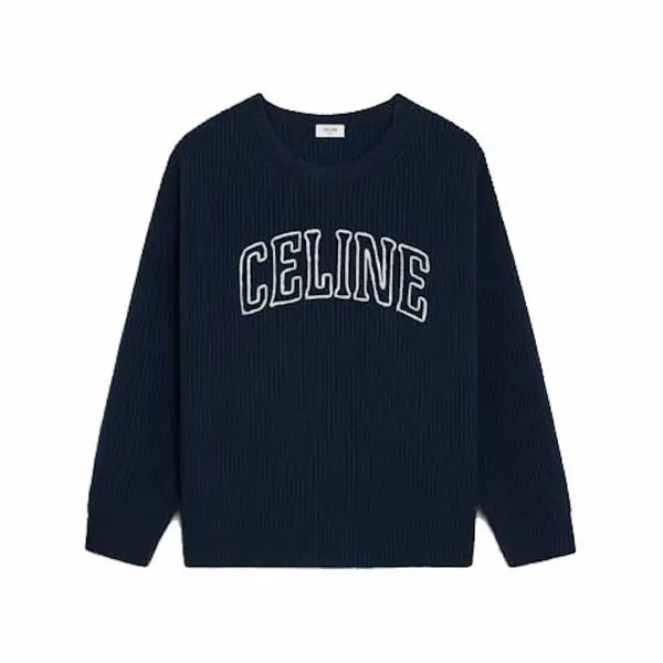 Celine Oversized Ribbed Wool Sweater