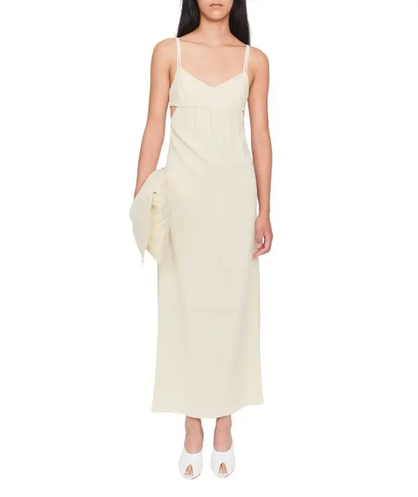 THE GARMENT Rafaelle Long Cutout Crepe Top