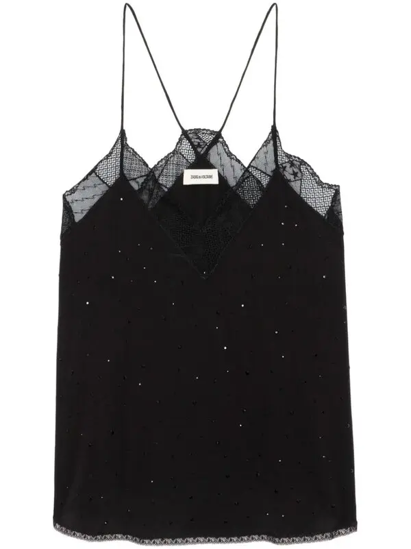 Zadig&Voltaire Christy Silk Top - Black