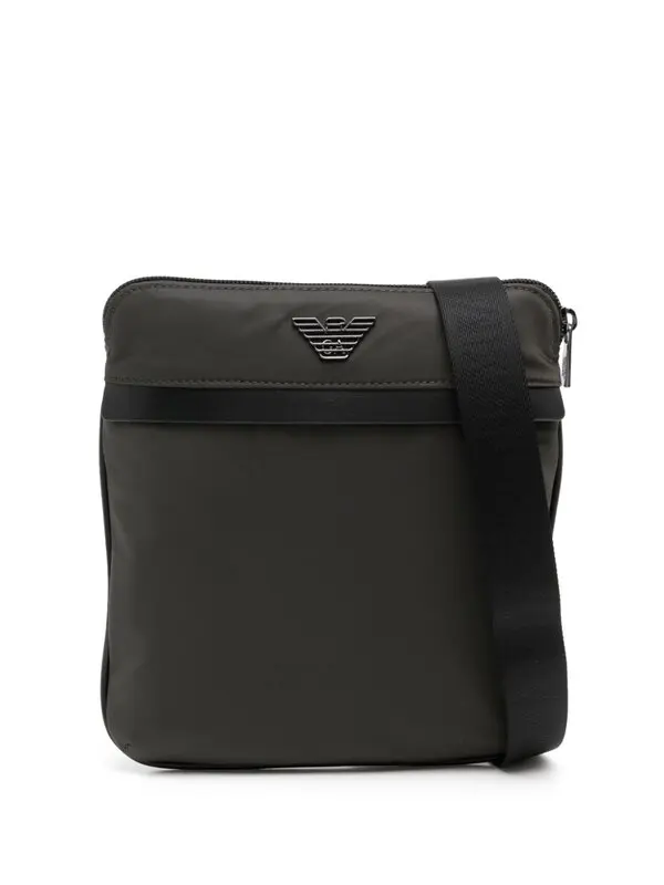 Emporio Armani Flat Cross Body Bag - Black