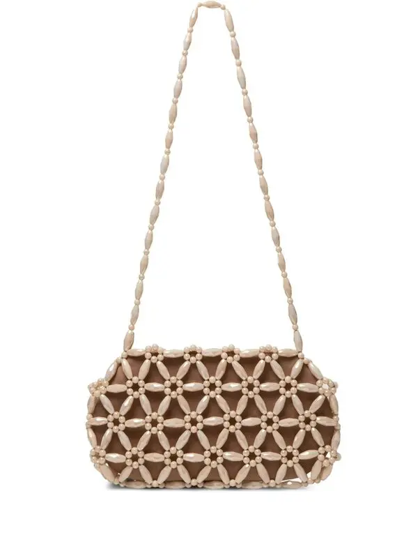 0711 TBILISI Tebea Beaded Shoulder Bag - Brown