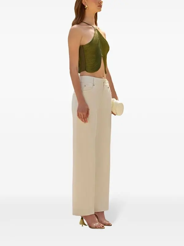Cult Gaia Quella Fringed Top