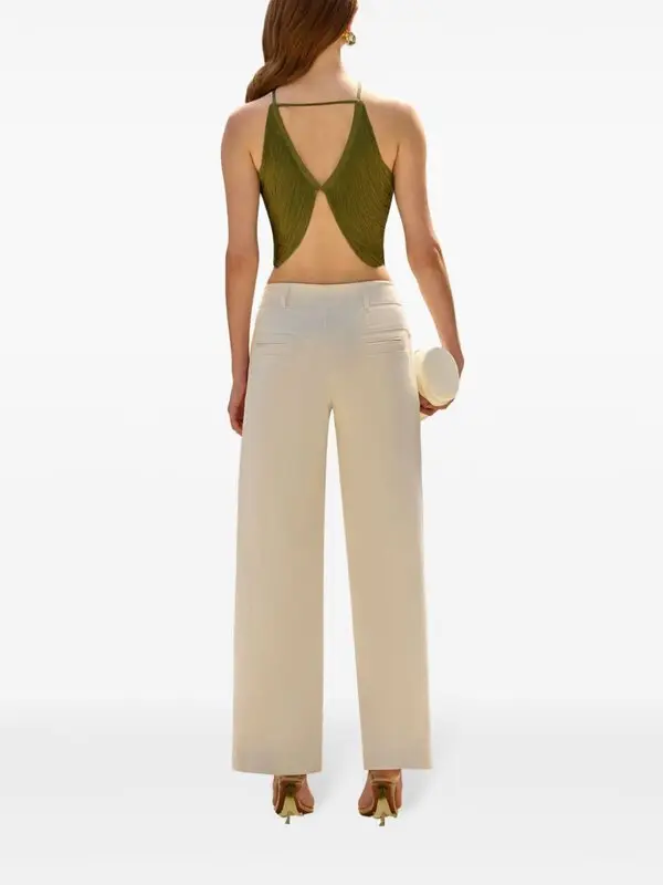 Cult Gaia Quella Fringed Top
