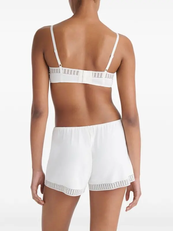 ERES Sylvie Lace-trimmed Shorts - White