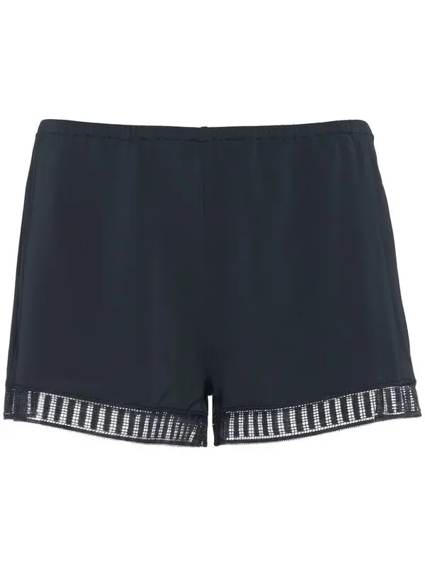 ERES Sylvie Graphic Lace-trim Shorts