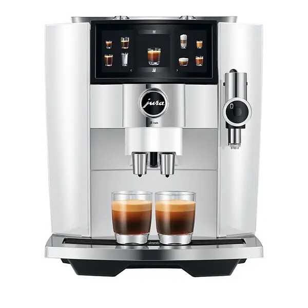 JURA J8 Twin Automatic Coffee Machine - Diamond White
