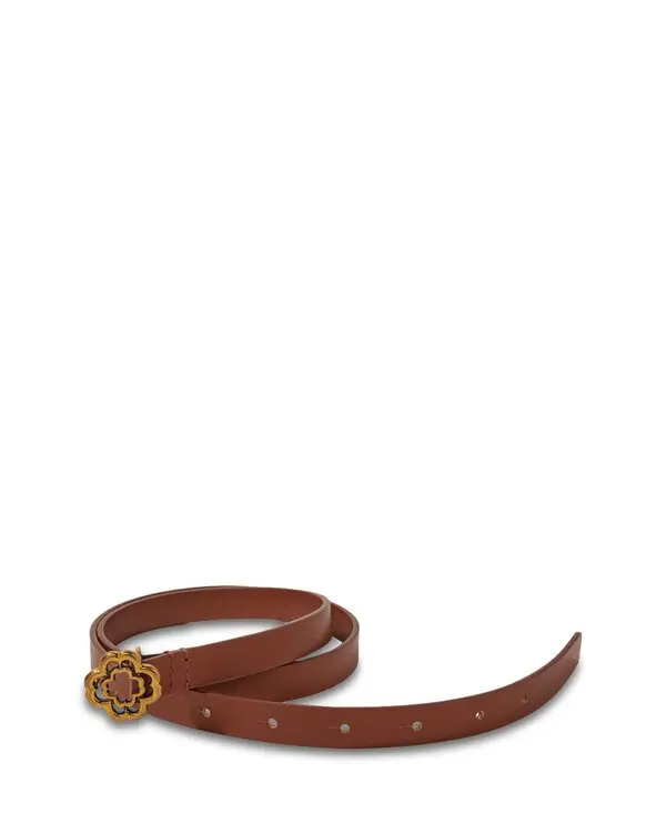 Maje Mini Moon Belt - Brown