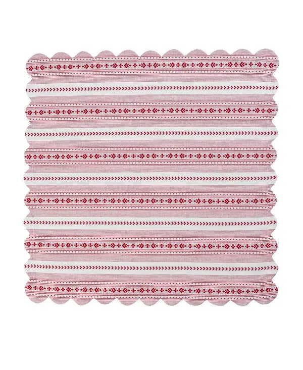 JULISKA Villa Stripe 52 Square Tablecloth