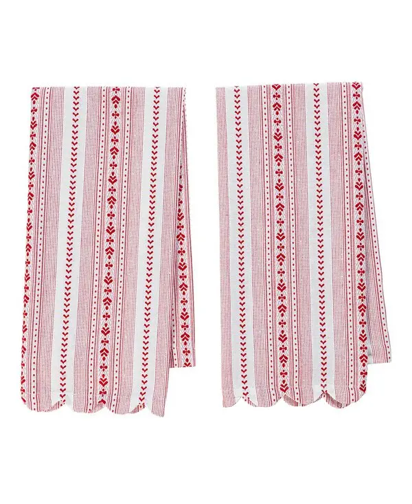 JULISKA Villa Stripe Kitchen Towel Set Of 2