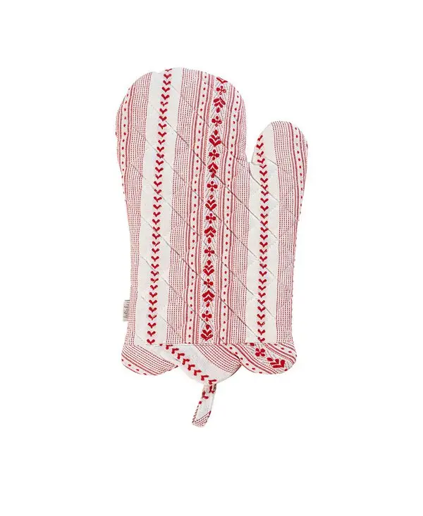 JULISKA Villa Stripe Oven Mitt And Pot Holder Set Of 2