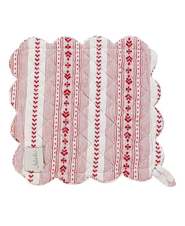 JULISKA Villa Stripe Oven Mitt And Pot Holder Set Of 2