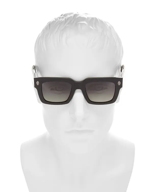 Kurt Geiger Square Sunglasses, 50mm - Black/gray Gradient