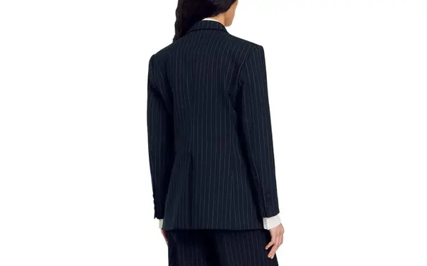 Sandro Courbevoie Striped Blazer