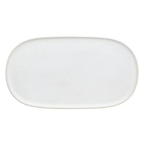 FORTESSA Nivo Moon Large Flat Coupe Serving Platter - White