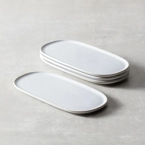 FORTESSA Nivo Moon Medium Flat Coupe Serving Platter