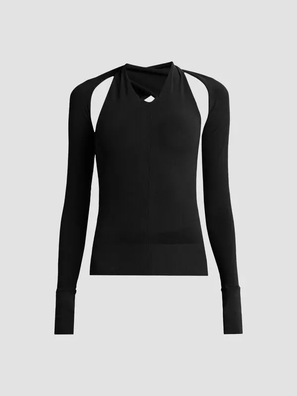 Philosophy Di Lorenzo Serafini Stretch Cut-out Top