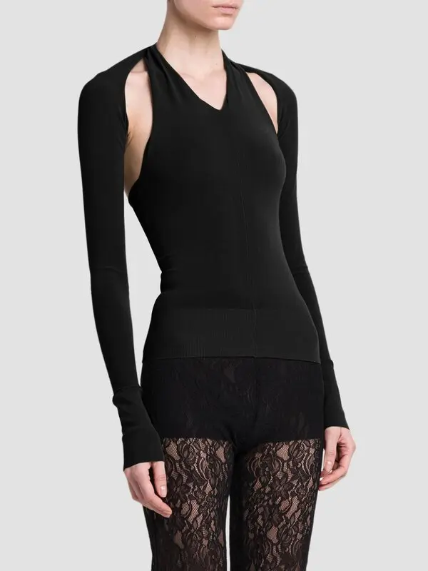 Philosophy Di Lorenzo Serafini Stretch Cut-out Top