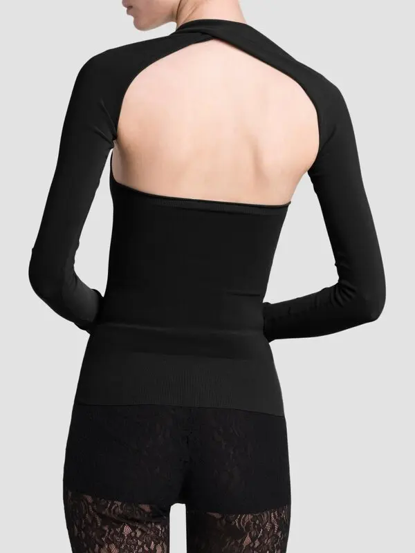 Philosophy Di Lorenzo Serafini Stretch Cut-out Top