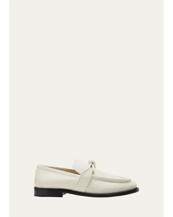 Bottega Veneta Astaire Knot Leather Loafers - String