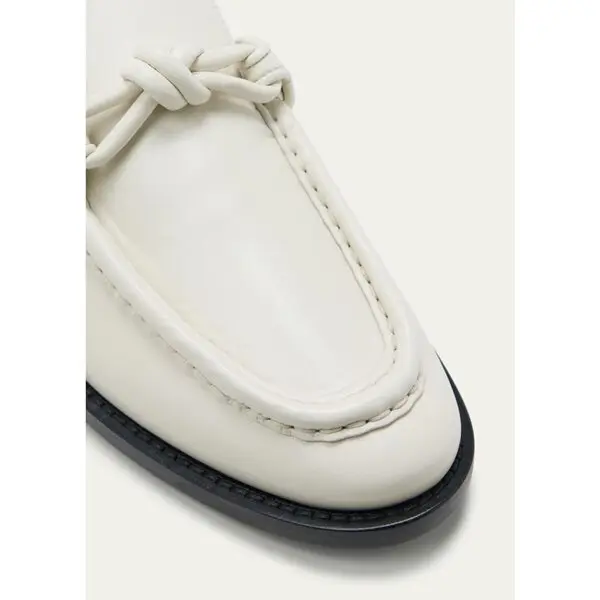Bottega Veneta Astaire Knot Leather Loafers - String