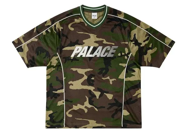 PALACE Mesh Jersey - Woodland Camo