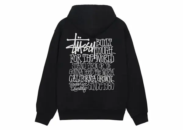 StÜssy California Grown Hoodie - Black