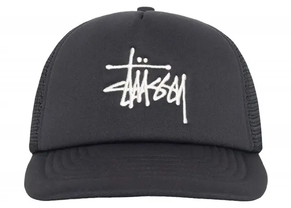 StÜssy Trucker Big Basic Snapback - Black