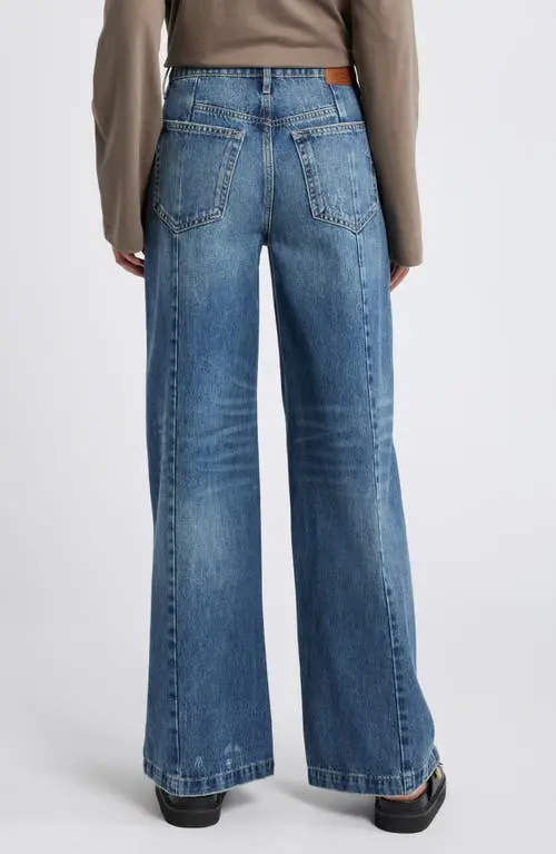 HIDDEN JEANS Seamed Wide-leg Jeans