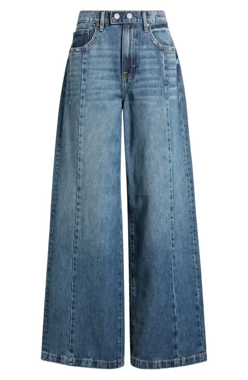 HIDDEN JEANS Seamed Wide-leg Jeans