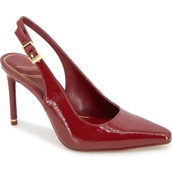 KENNETH COLE Quinnly Slingback Pump - Rio Red Patent
