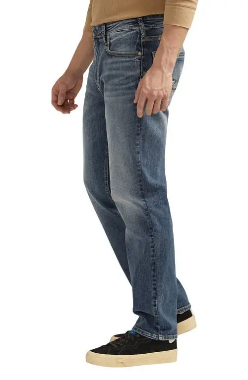 SILVER JEANS CO. Eddie Athletic Fit Tapered Jeans