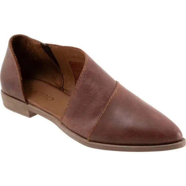BUENO Blake D'orsay Leather Flats - Rust
