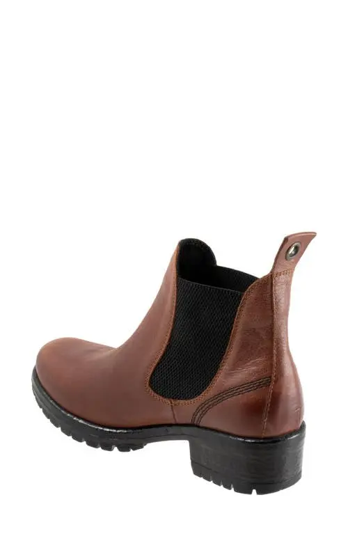 BUENO Leather Chelsea Boots - Rust