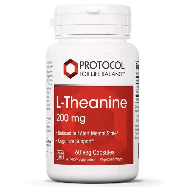 PROTOCOL FOR LIFE BALANCE Protocol L-theanine 200mg 60 Capsules - One-color