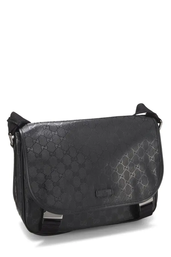 Gucci Gg Imprime Buckle Flap Crossbody Bag