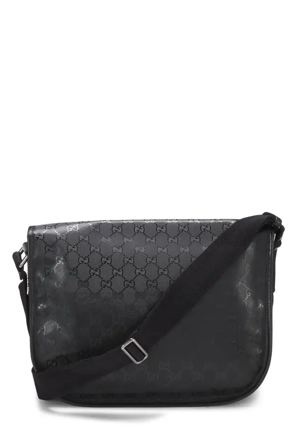 Gucci Gg Imprime Buckle Flap Crossbody Bag